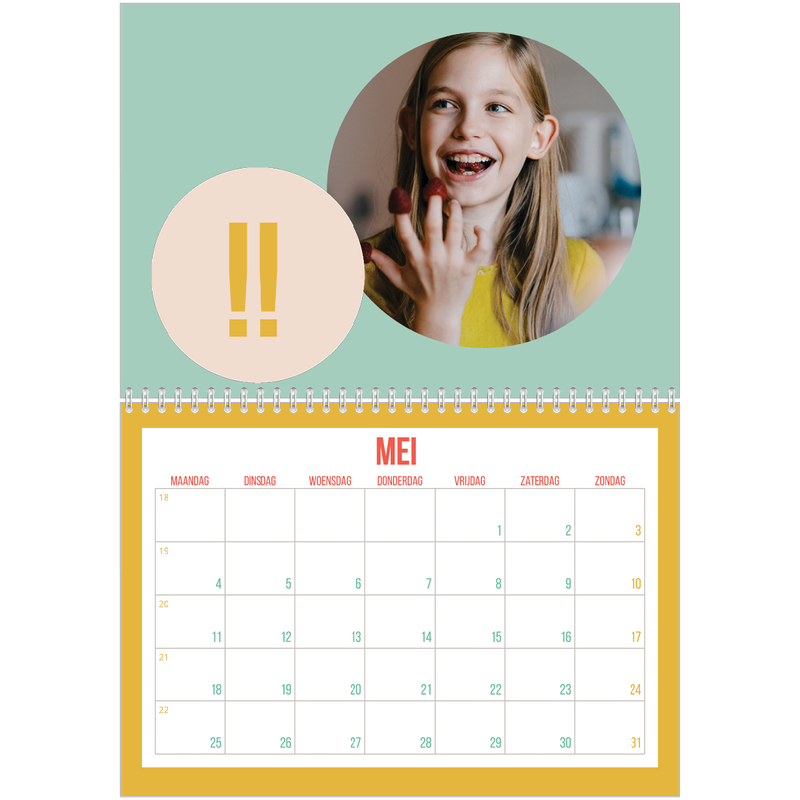 Oogverblindend mooi | Jaarkalender A4 dubbel
