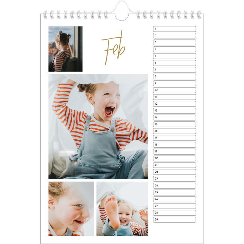 Handgeschreven | Jaarkalender A4
