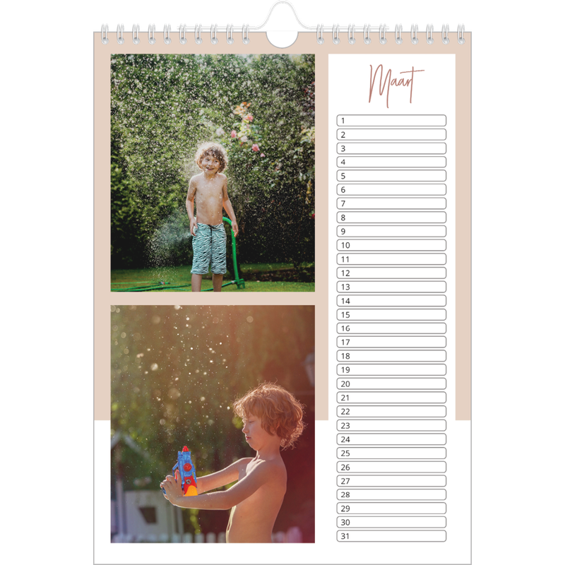 Aardse frames | Jaarkalender A4